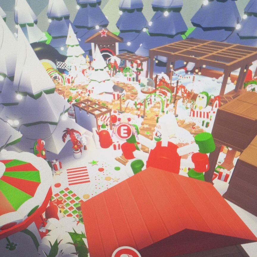 Преппи новогодний нг домик