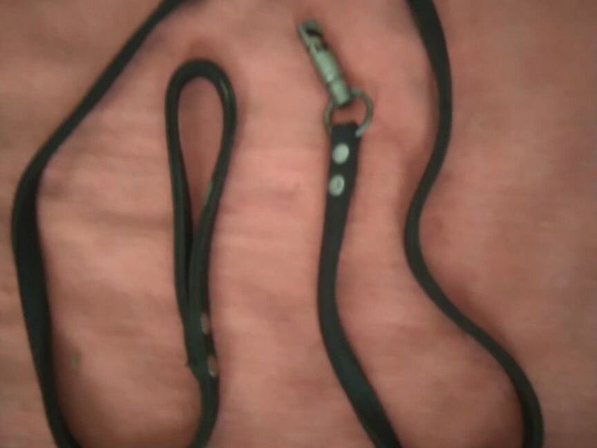 Поводок для собак кожанный