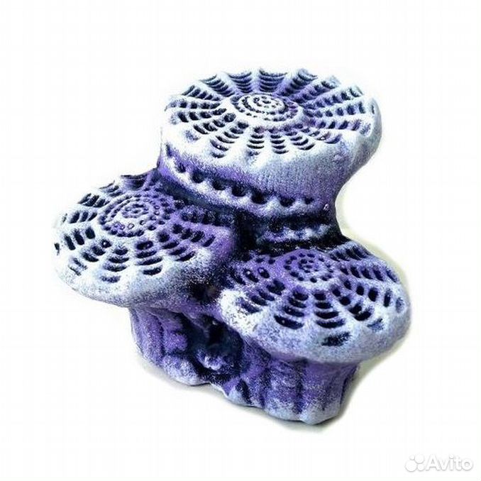 Декор Актиния Фиол. малая для черепах 14х11х8см К