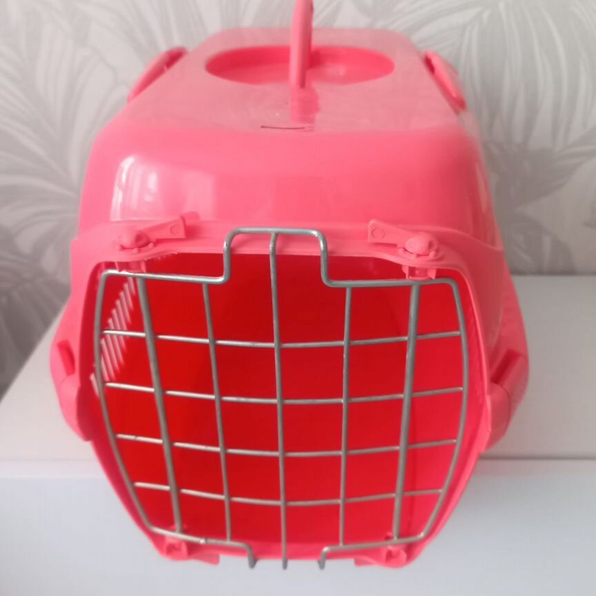 Переноска для кошек пластиковая