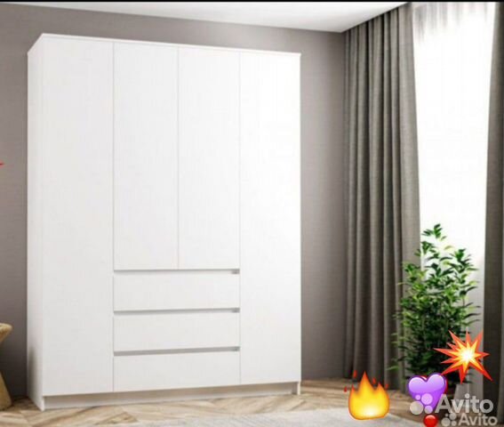 Шкаф белый Икеа, IKEA (белый распашной) купить в Санкт-Петербурге ...