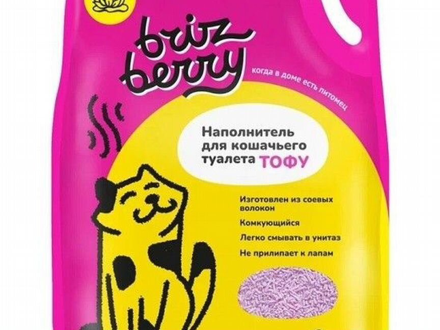 Наполнитель Brizberry Тофу Лотос 6, 12 л