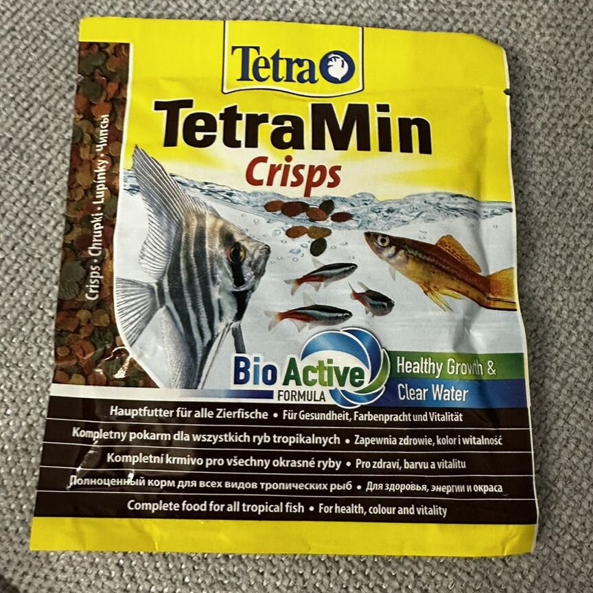 Новый корм для рыбок Tetra