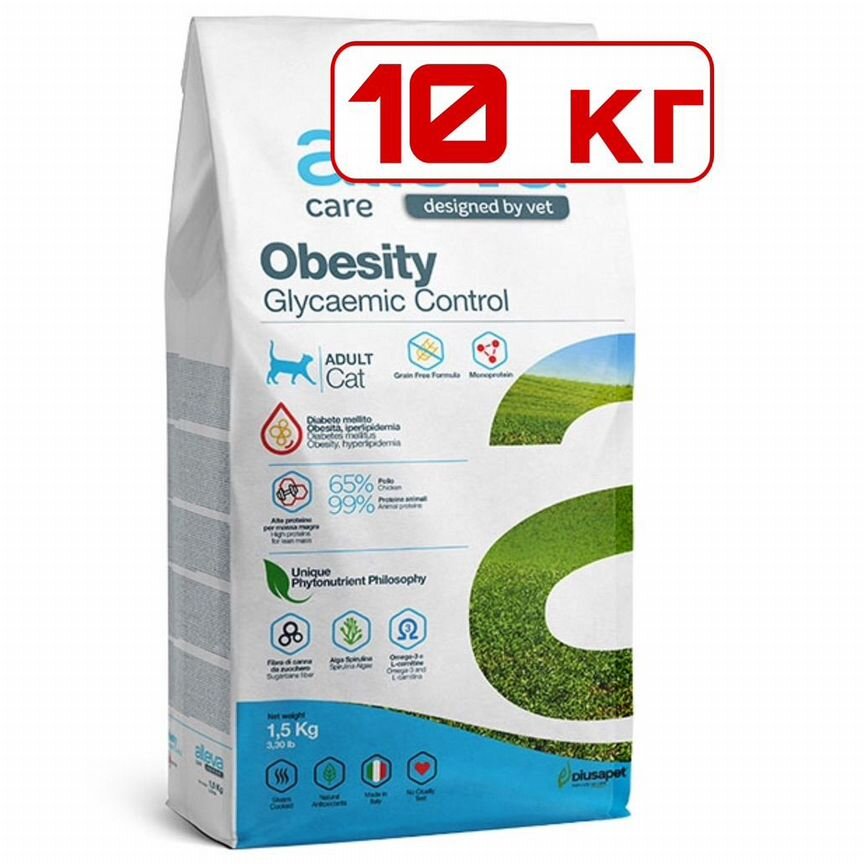 Корм для кошек Alleva Care Obesity 10 кг