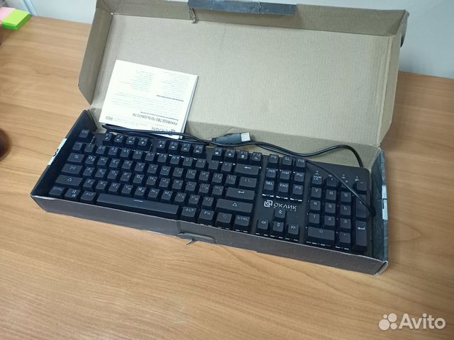 Игровая клавиатура oklick 990G Rage черный купить в Москве ...