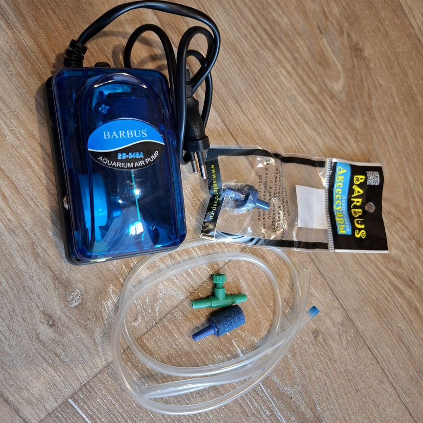 Насос компрессор для аквариума barbus
