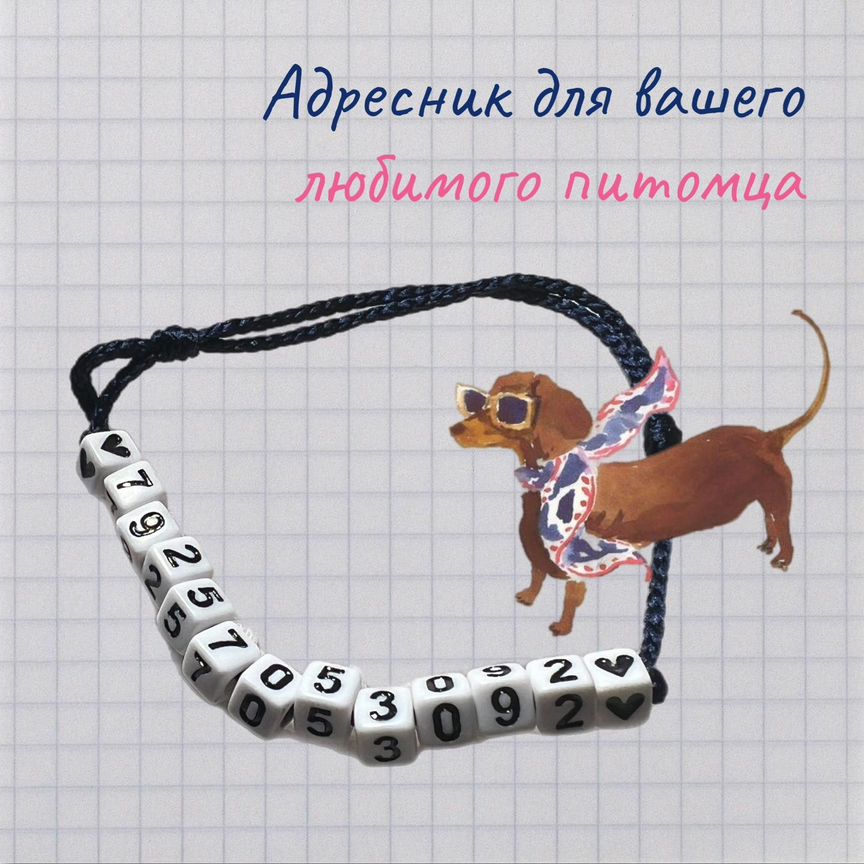 Адресник для собак