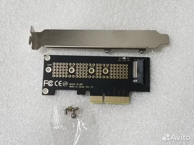 Переходник ssd M.2 nvme на pcie PCI-E 3.0X4 купить в Санкт-Петербурге с ...
