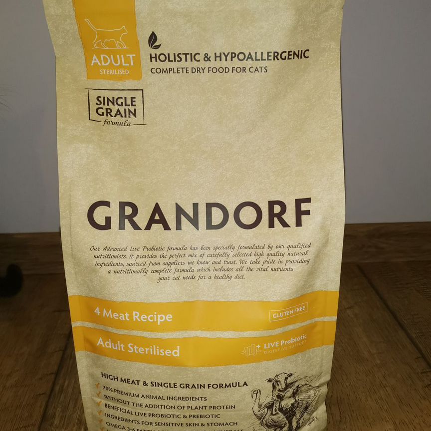 Grandorf сухой корм для кошек