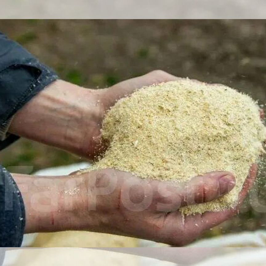 Опилки для утепления растений, животным, стройку