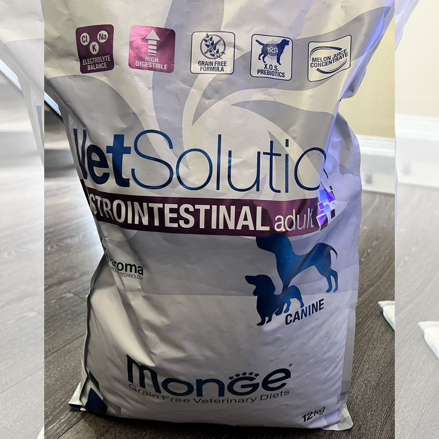Корм для собак monge gastrointestinal 12 кг