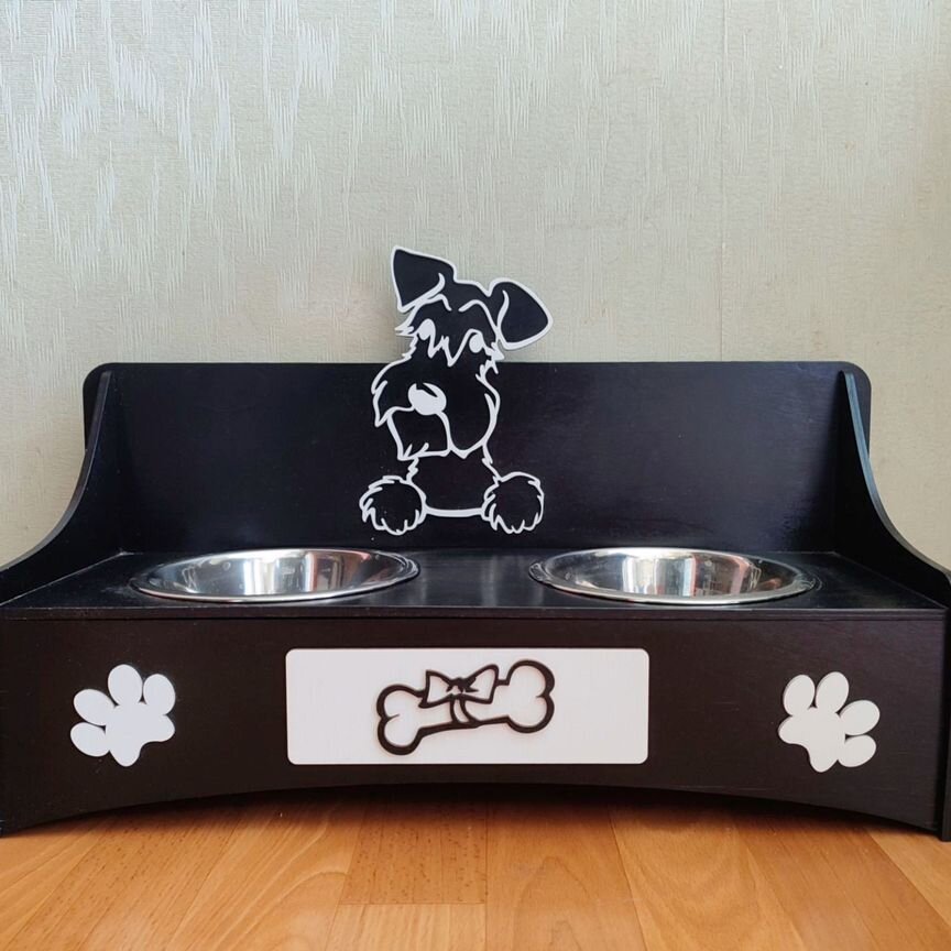 Подставка для мисок собаки