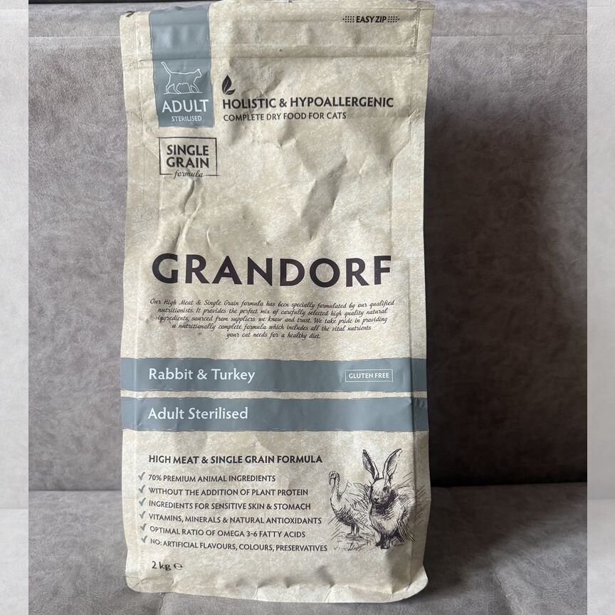 Корм для стерилизованных кошек Grandorf