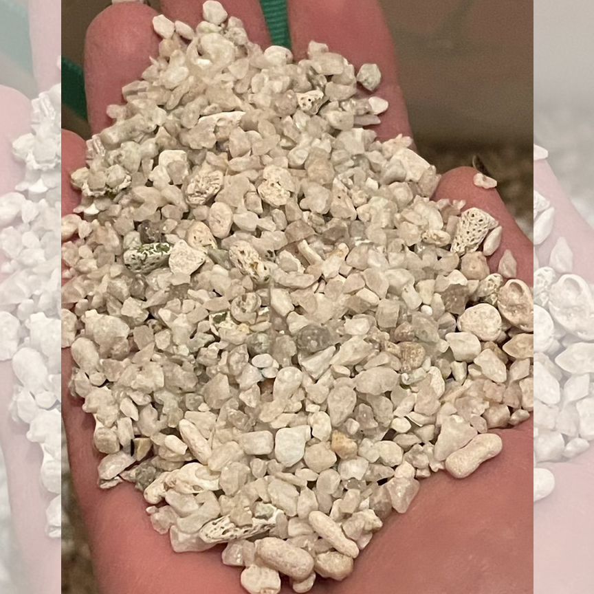 Кварцевая крошка грунт для аквариума