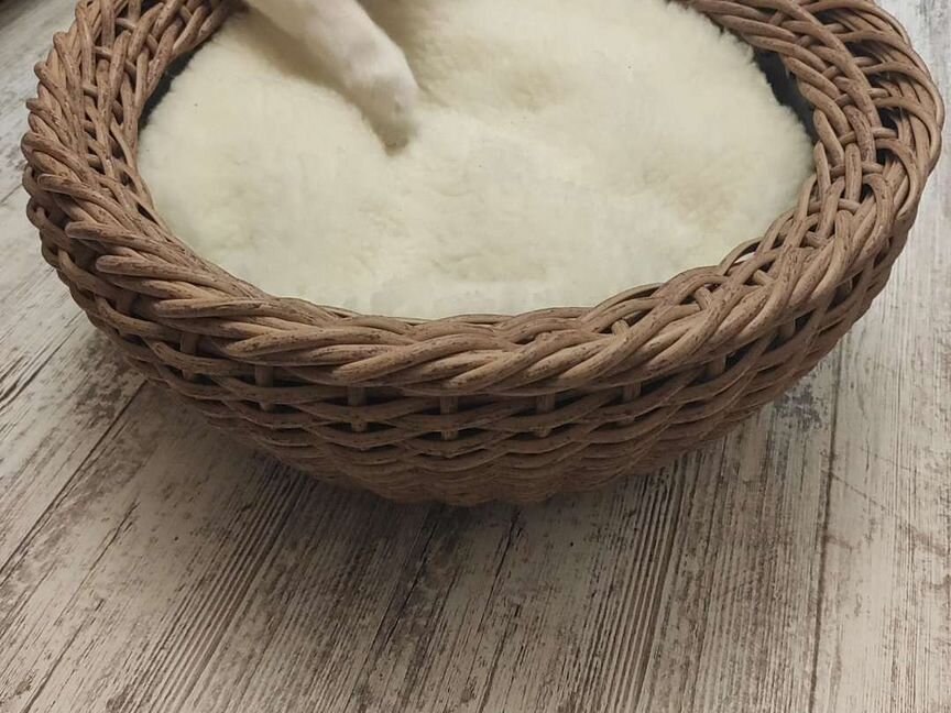 Лежанка для животных из ротанга