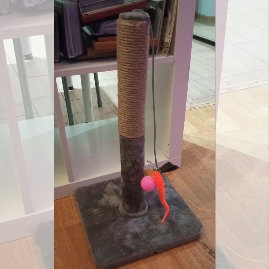 Когтеточка столбик для кошек