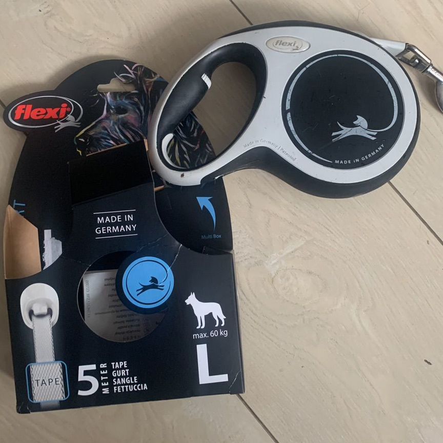 Рулетка для собак flexi 5 метров (L)