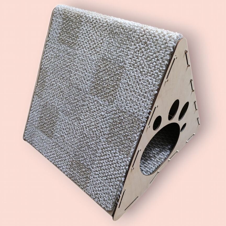 Домик для кошки с когтеточкой