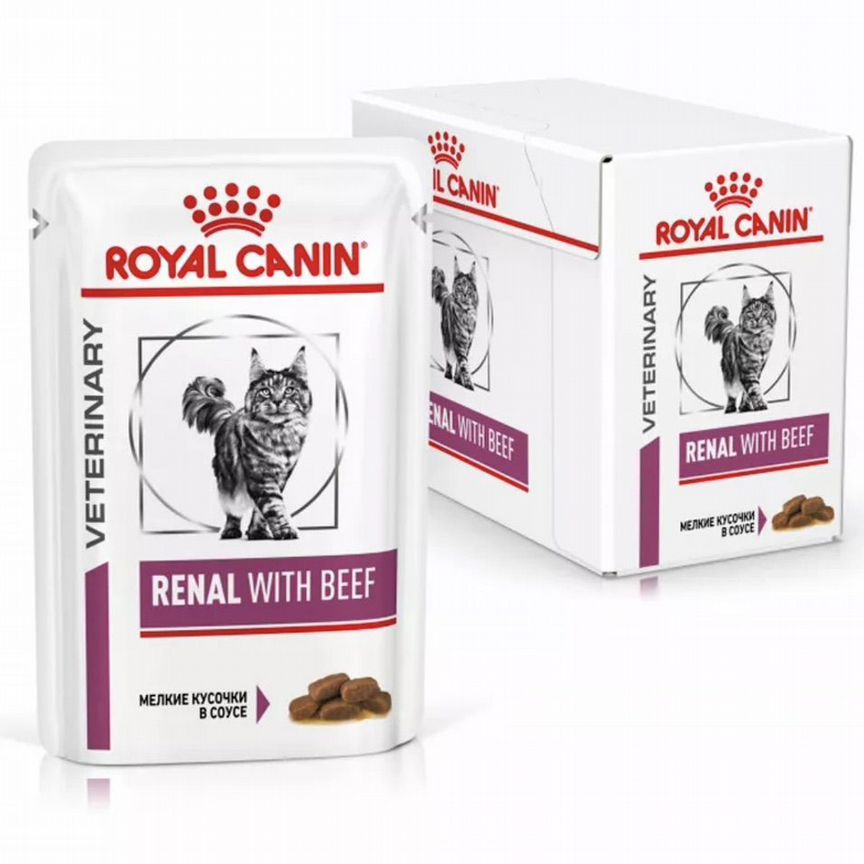 Корм для кошек royal canin ренал влажный