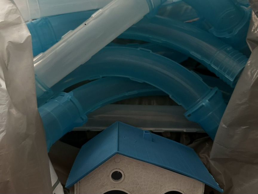 Трубы и домик для хомяка