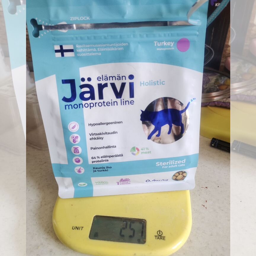 Jarvi elaman monorotein для кошек 400гр