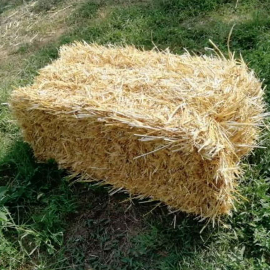 Солома в тюках