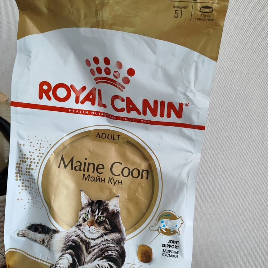 Royal canin для мейн кунов вскрытый