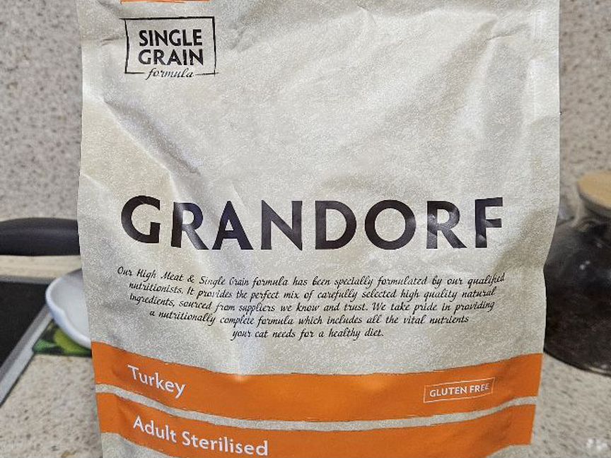 Корм для кошек grandorf с индейкой 2 кг