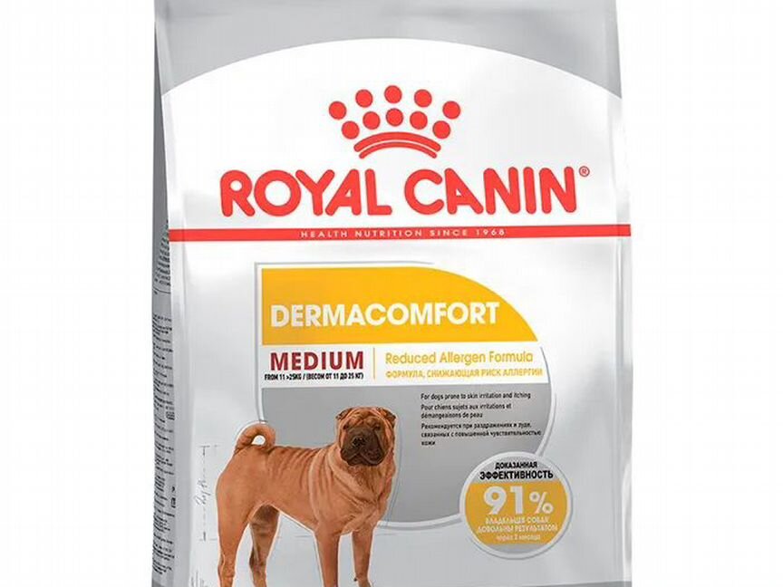 Royal Canin Medium Dermacomfort Сухой корм для соб