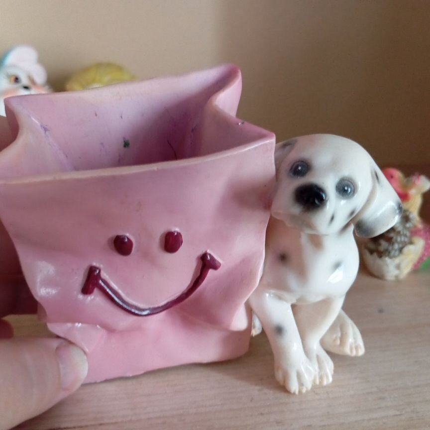 Вазочка с далматинцем