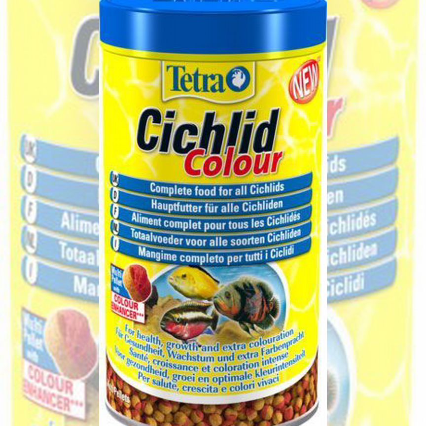 Корм для рыб Tetra Cichlid Colour 500мл