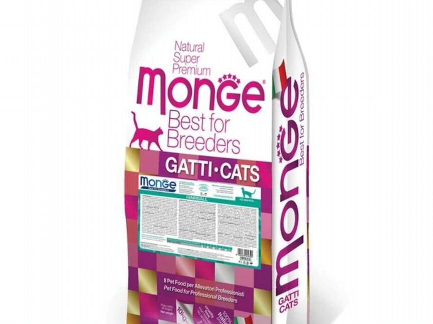 Сухой корм Monge Cat PFB Daily Line Hairball