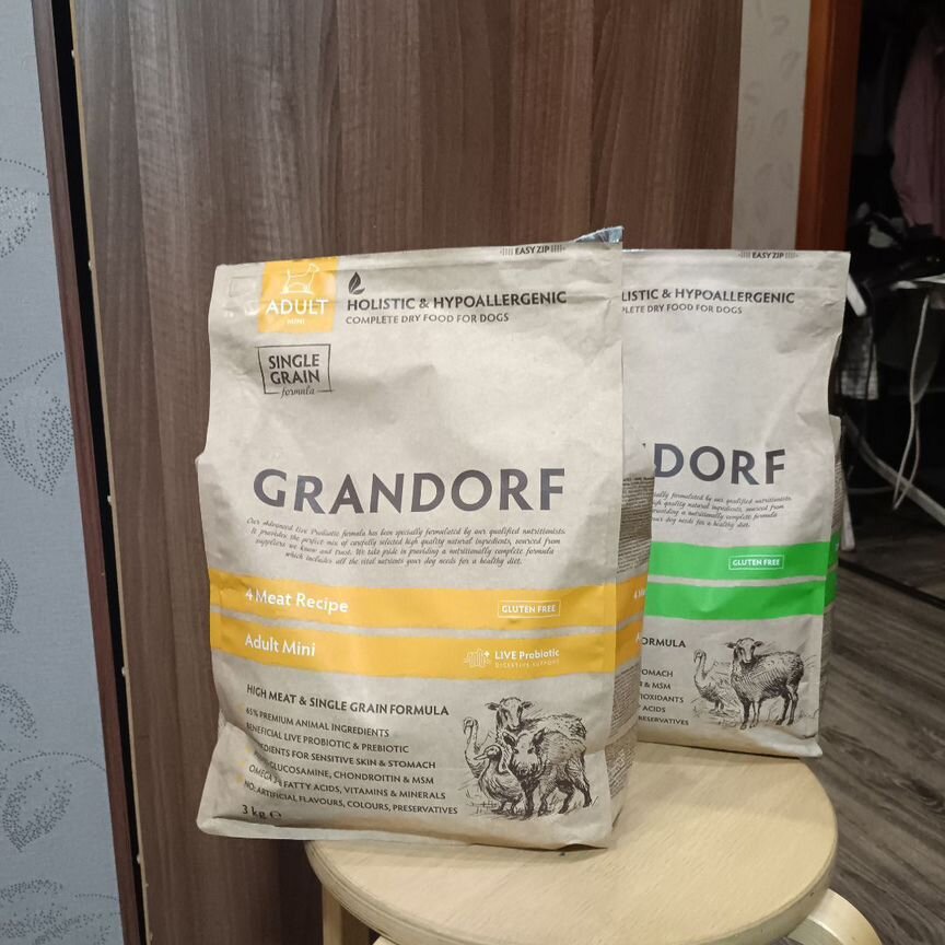 Корм для собак грандорф бу