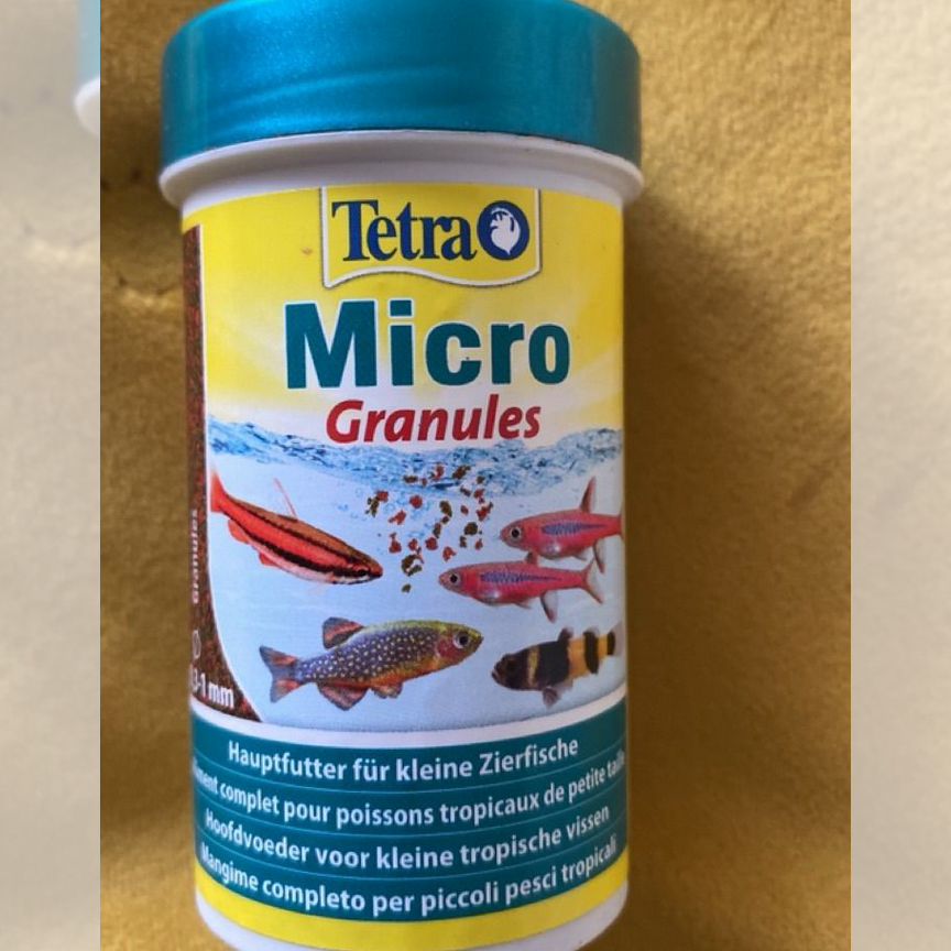 Корм для мелких рыб Tetra micro гранулы 100 мл