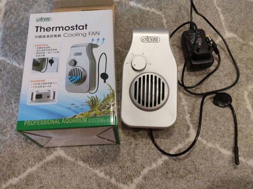 Вентилятор для аквариума с температурным датчиком