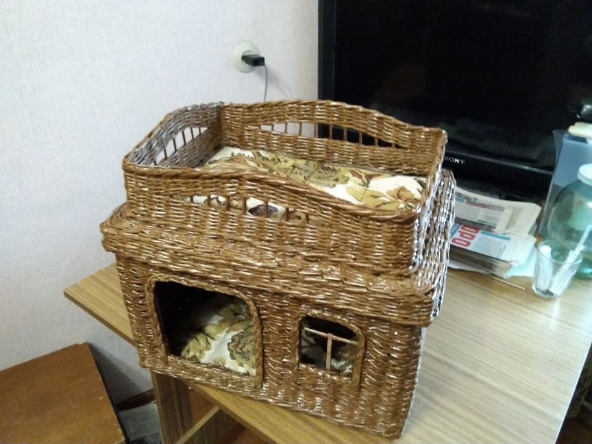 Домик лежанка для кошки