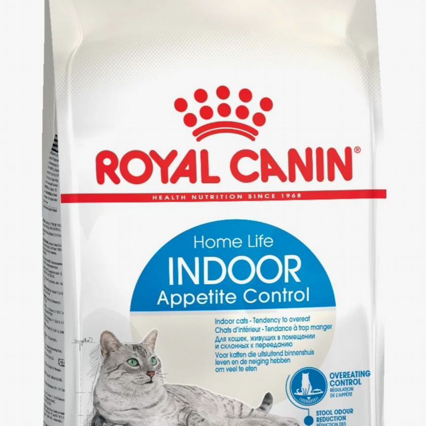 Корм для кошек royal canin indoor 4.8 кг