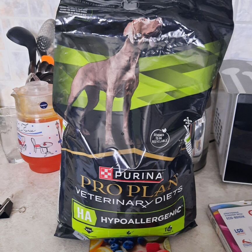 Корм для собак purina pro plan hypoallergenic