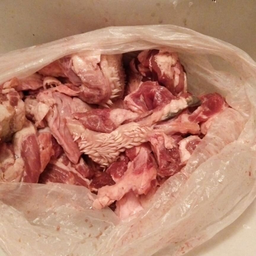 Мясо говядина обрезь и головняк для собак