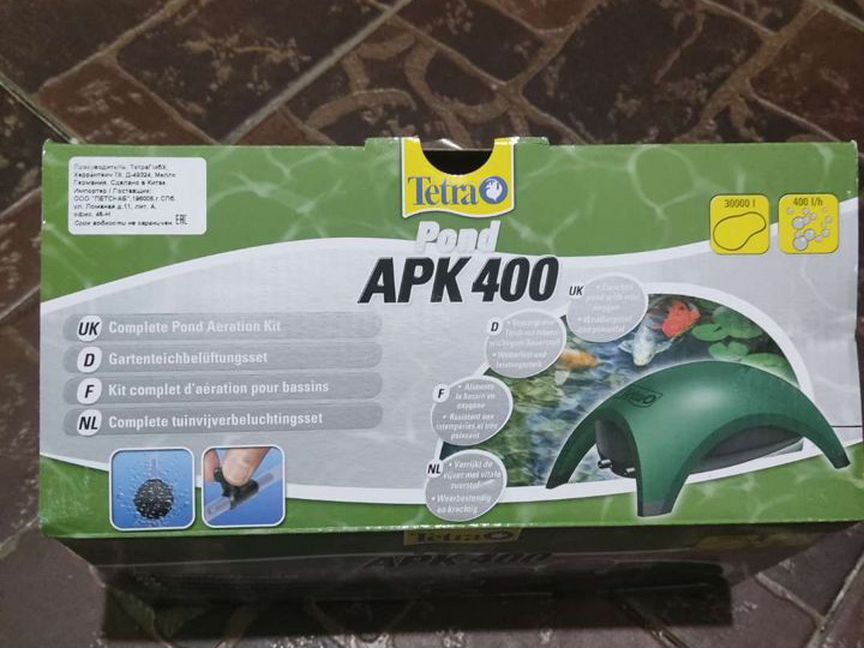 Компрессор TetraPond арк 400, мало бу