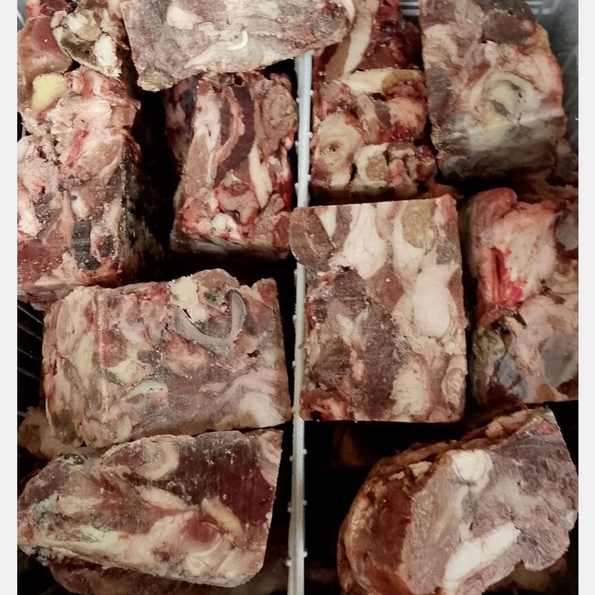 Корм для собак \ Мясо с голов говяжье