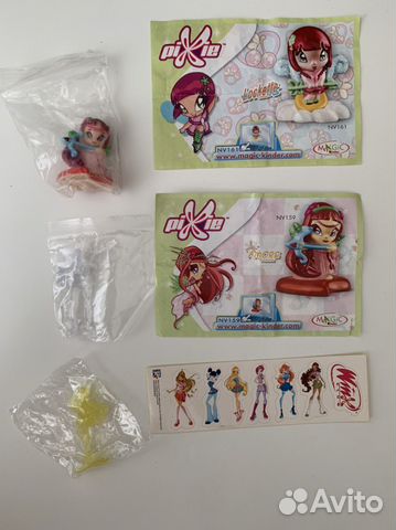 Фигурки Винкс Winx наклейки вкладыши киндер купить в Мурино | Хобби и ...