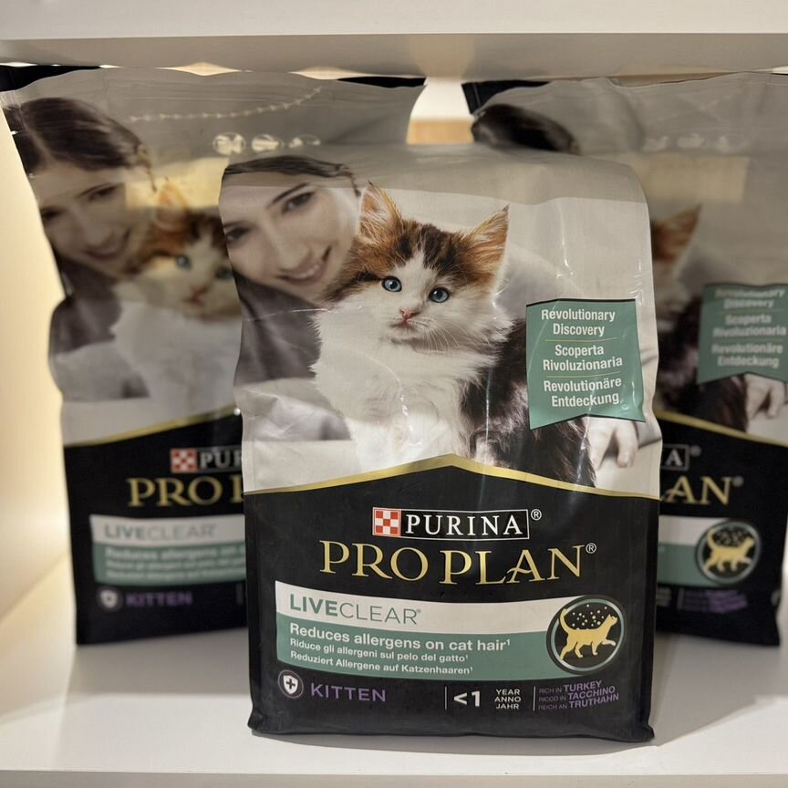 Pro Plan Kitten LiveClear сухой корм для котят