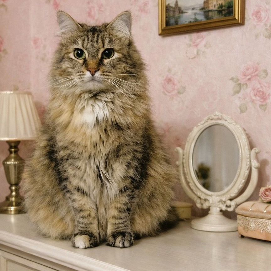 Сибирская, взрослая кошка