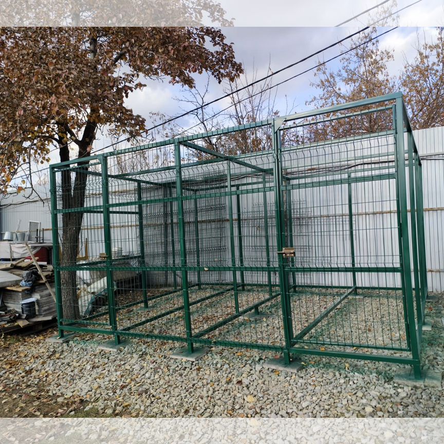 Каркас вольера для собак под ключ