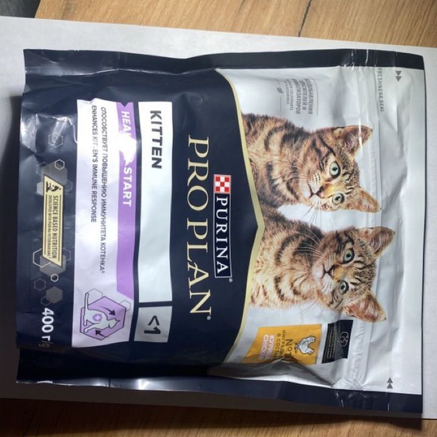 Корм для кошек proplan для котят 400г