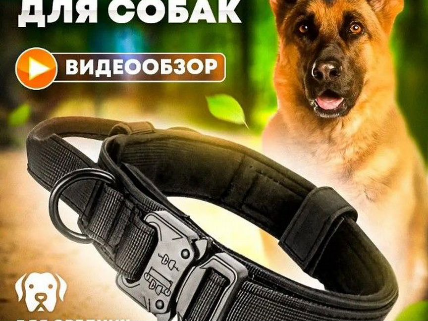 Ошейник для собак тактический усиленный