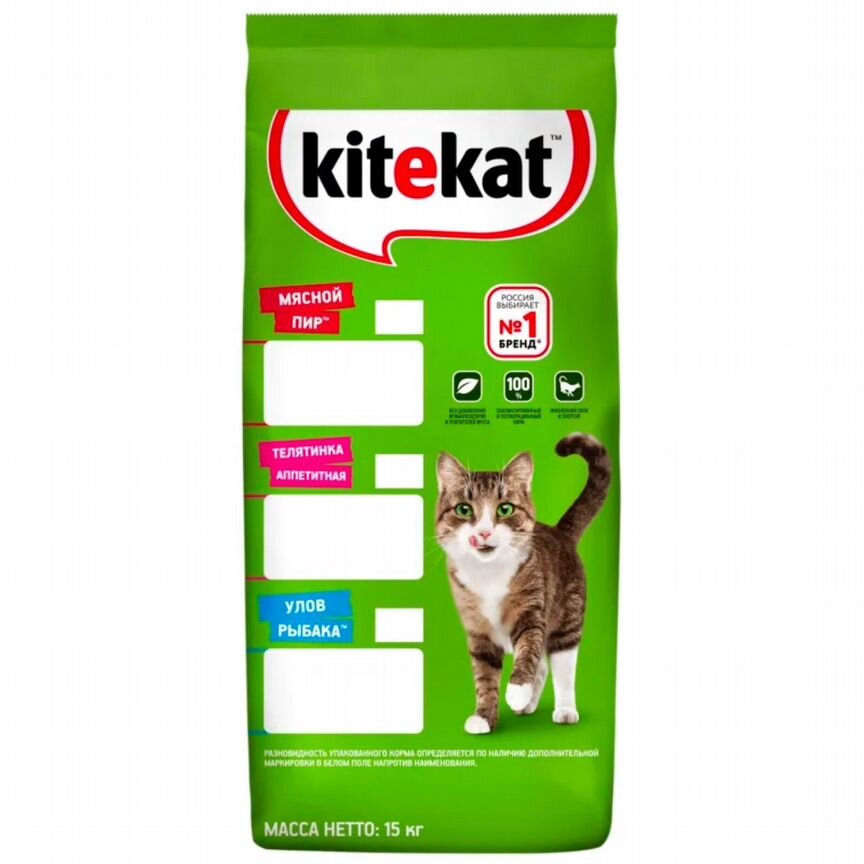 Корм китикет 15кг