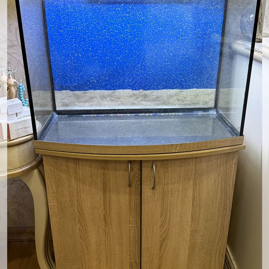 Аквариум "Aqua Plus" 100 л панорамный с тумбой