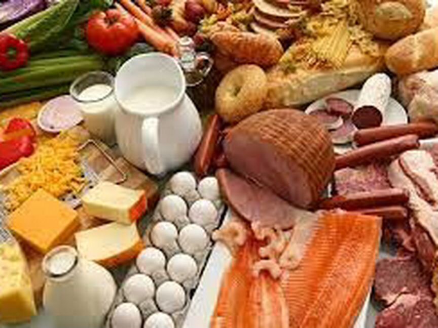 Продукты (списанные из магазина на корм животным)